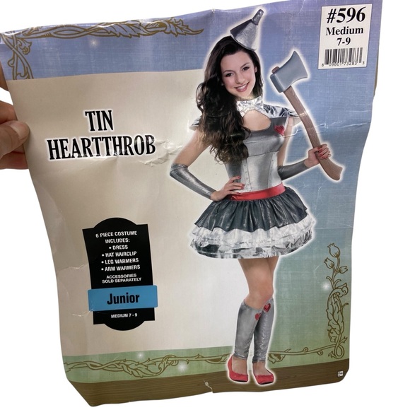 Costumes | Tin Man Costume Junior Girls Size 79 Tin Heartthrob Halloween Wizard Of Oz | Poshmark